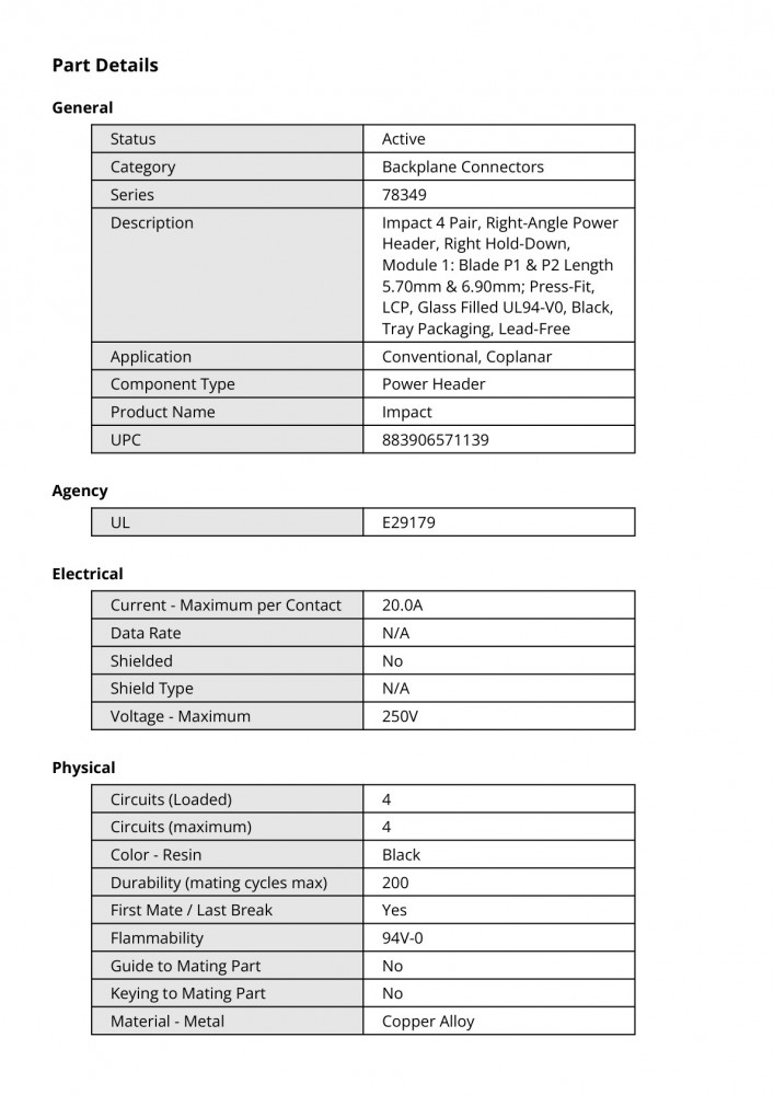 MOLEX 783492004 technical document image, page 2