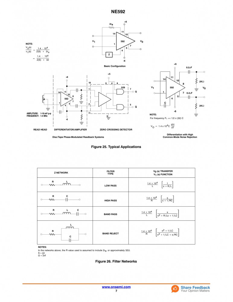 NE592 datasheet page 7