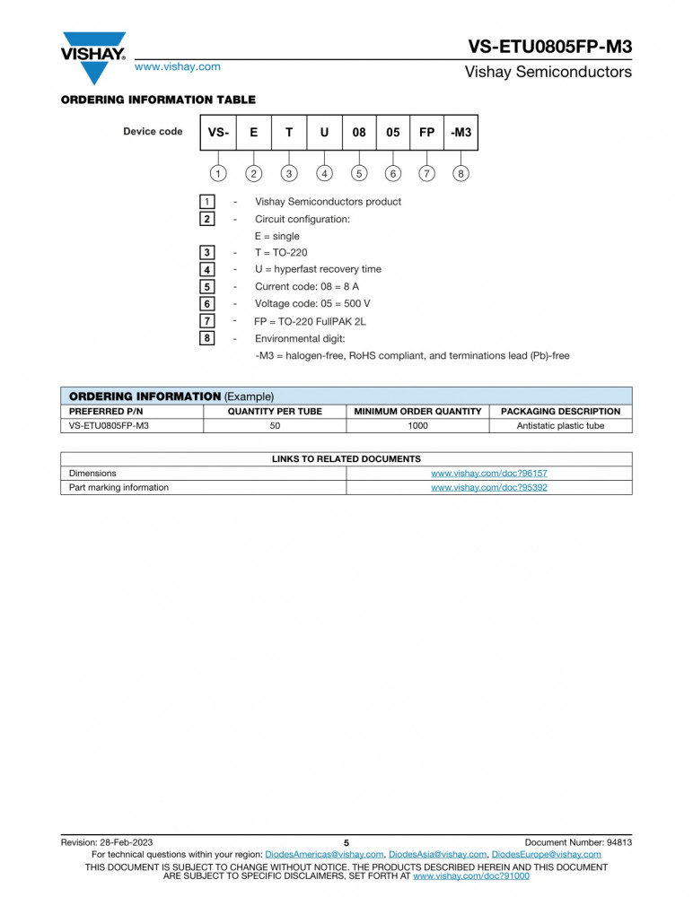 VS-ETU0805FP-M3 datasheet page 5