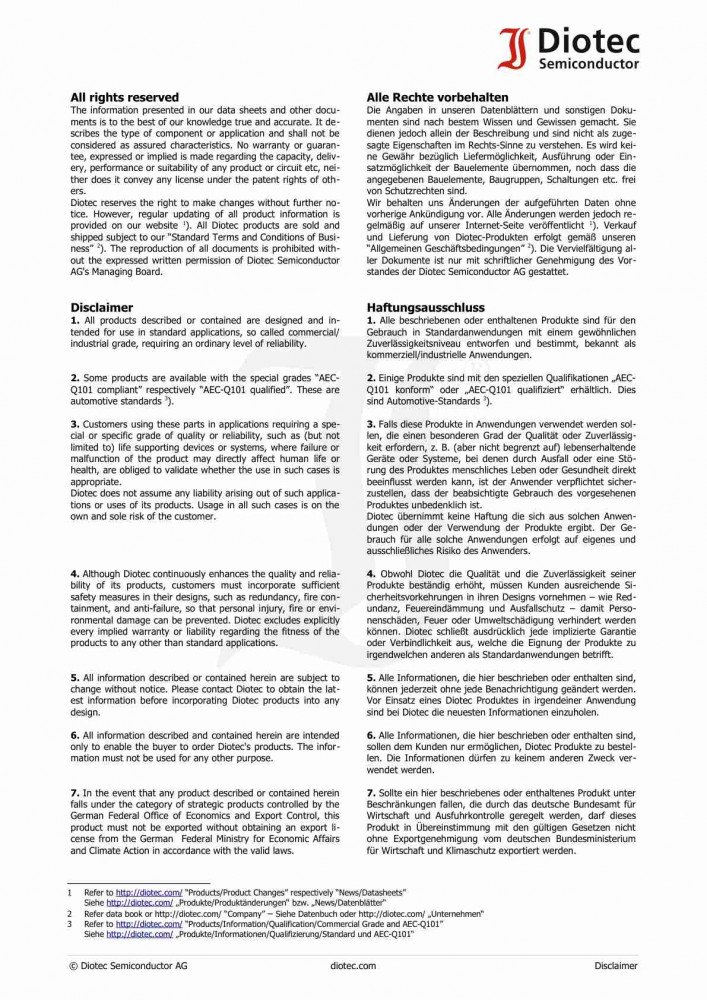 DIOTEC BZW06 datasheet page 4