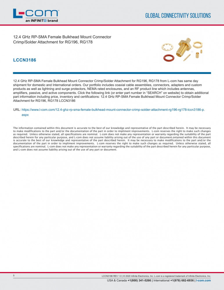 LCCN3186 product documentation page 5