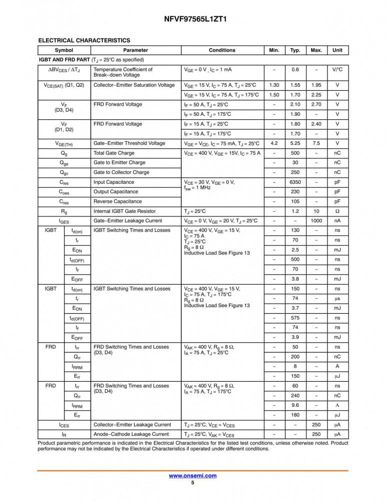 NFVF97565L1ZT1 datasheet page 5