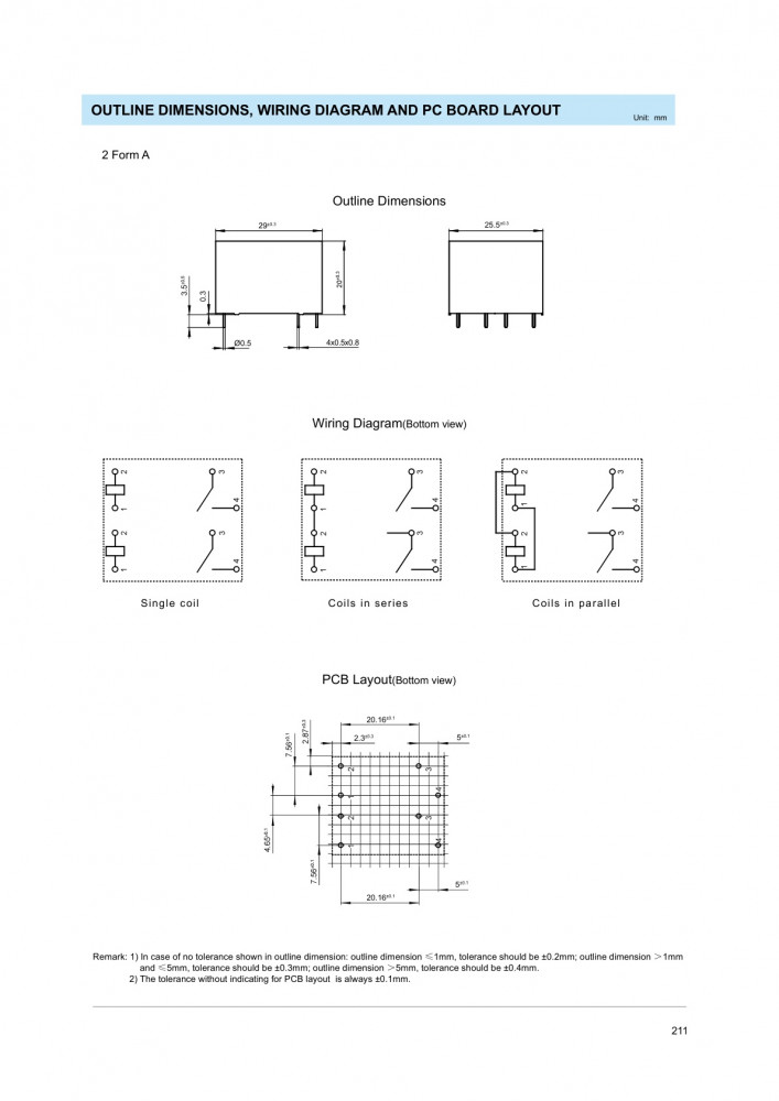 HF158F-V datasheet page 4