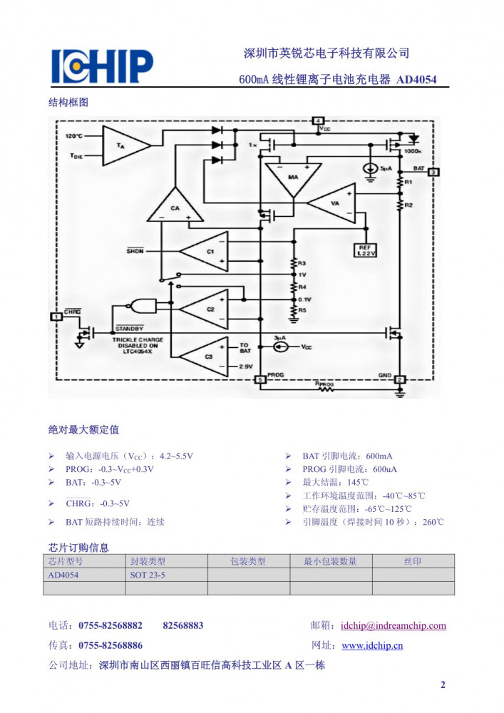 AD4054 datasheet page 3