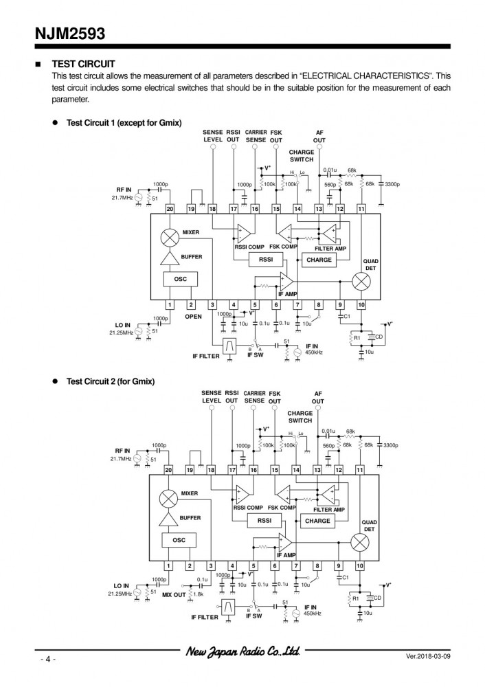 NJM2593 technical document page 4