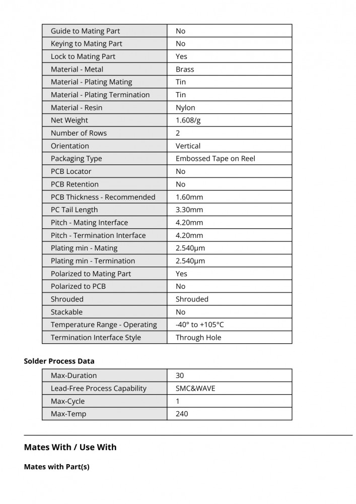 Molex Mini-Fit Plus HCS document page 3
