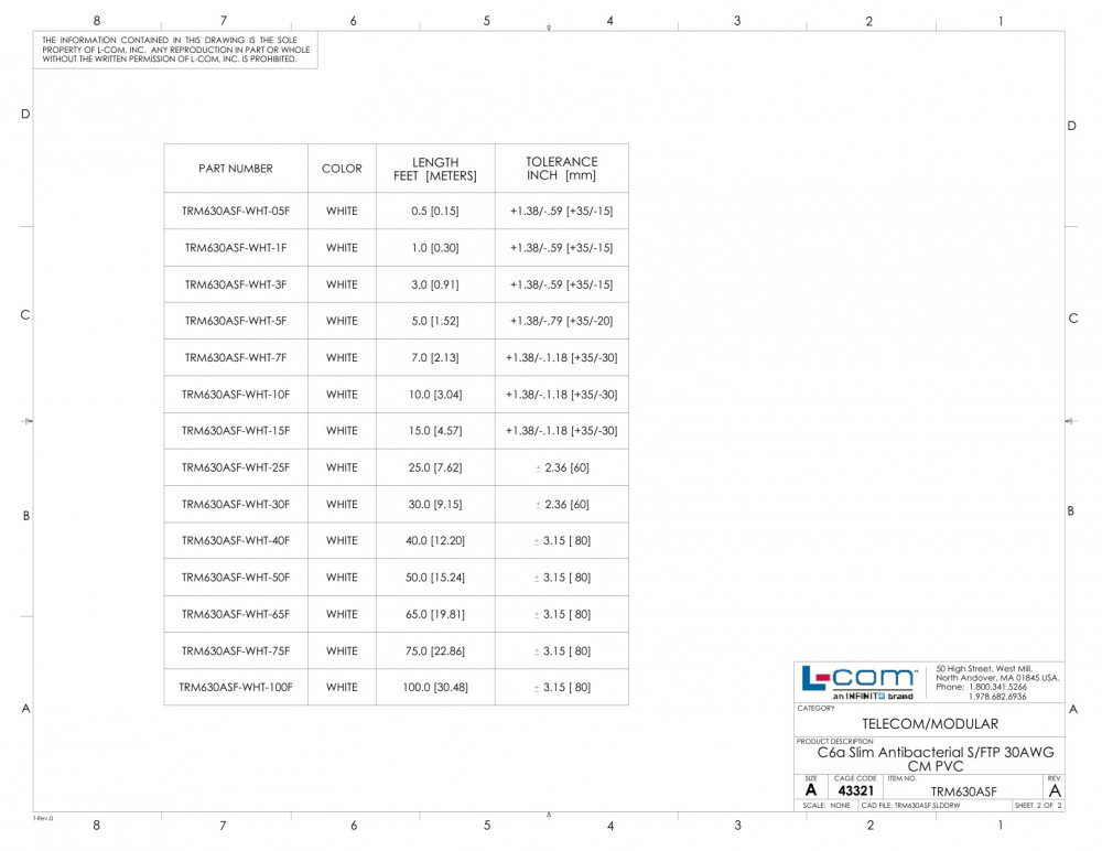 L-com TRM630ASF-WHT-10F technical drawing page 2