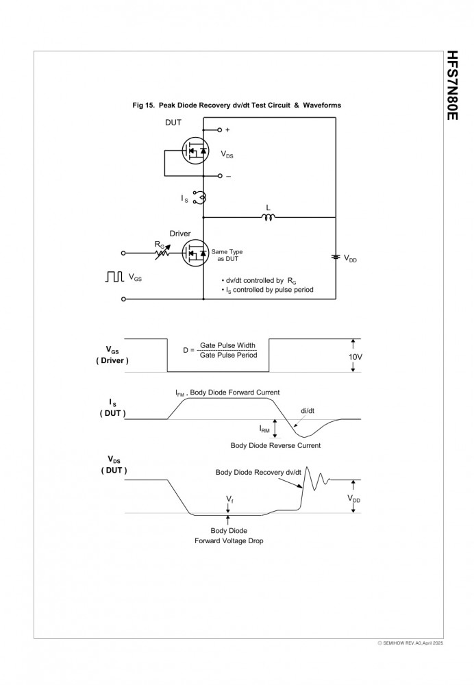 HFS7N80E datasheet page 6