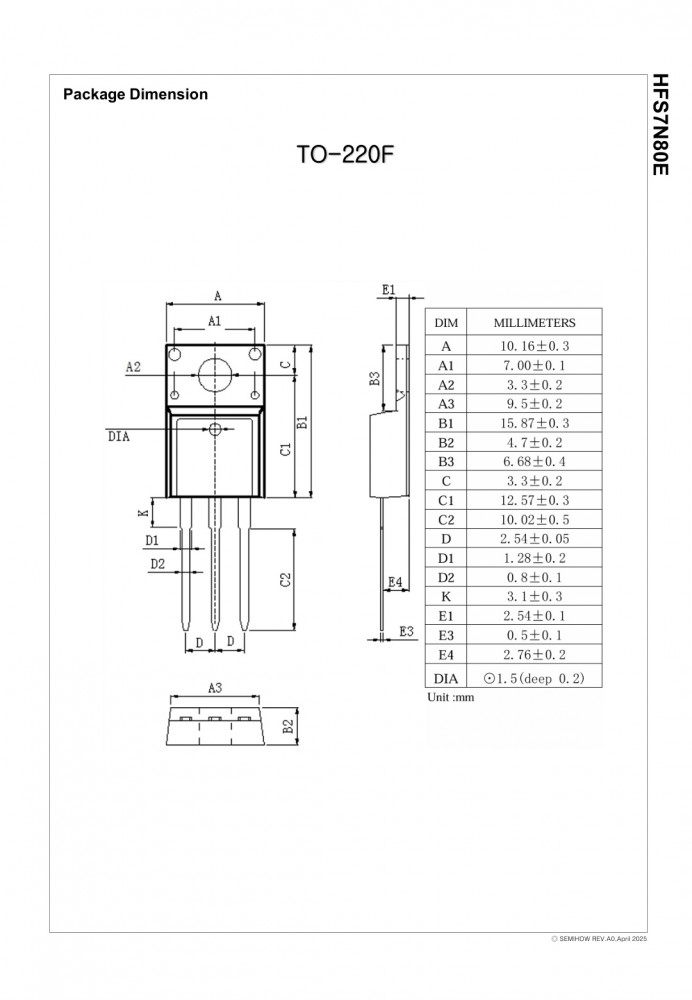 HFS7N80E datasheet page 7