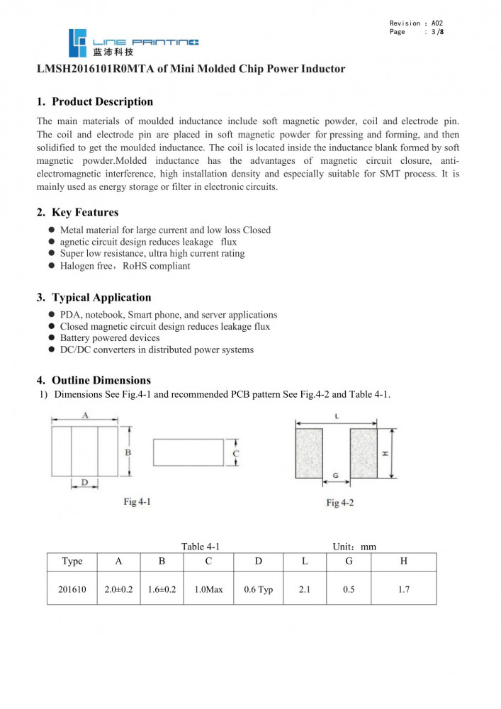 LMSH2016101R0MTA datasheet page 3