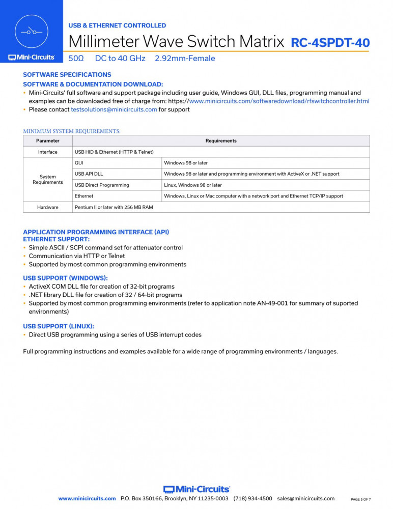 RC-4SPDT-40 technical document page 5