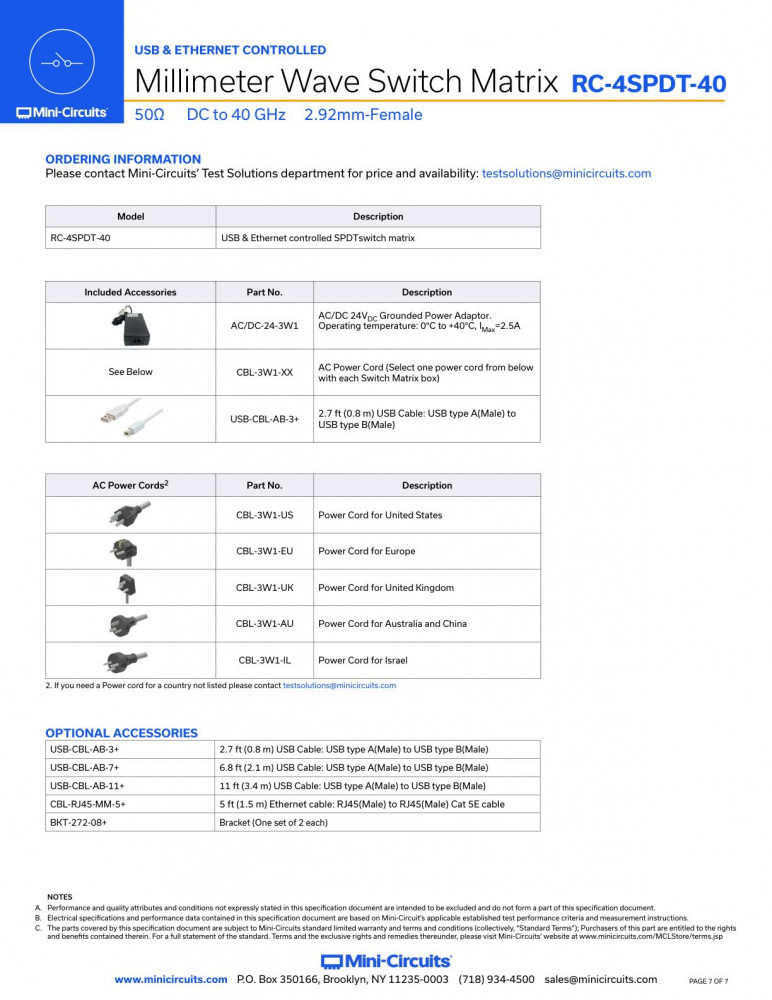 RC-4SPDT-40 technical document page 7
