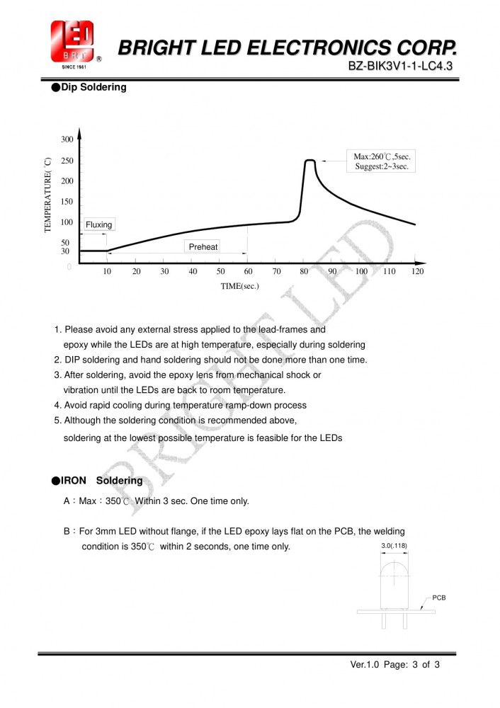 BZ-BIK3V1-1-LC4.3 technical document page 3