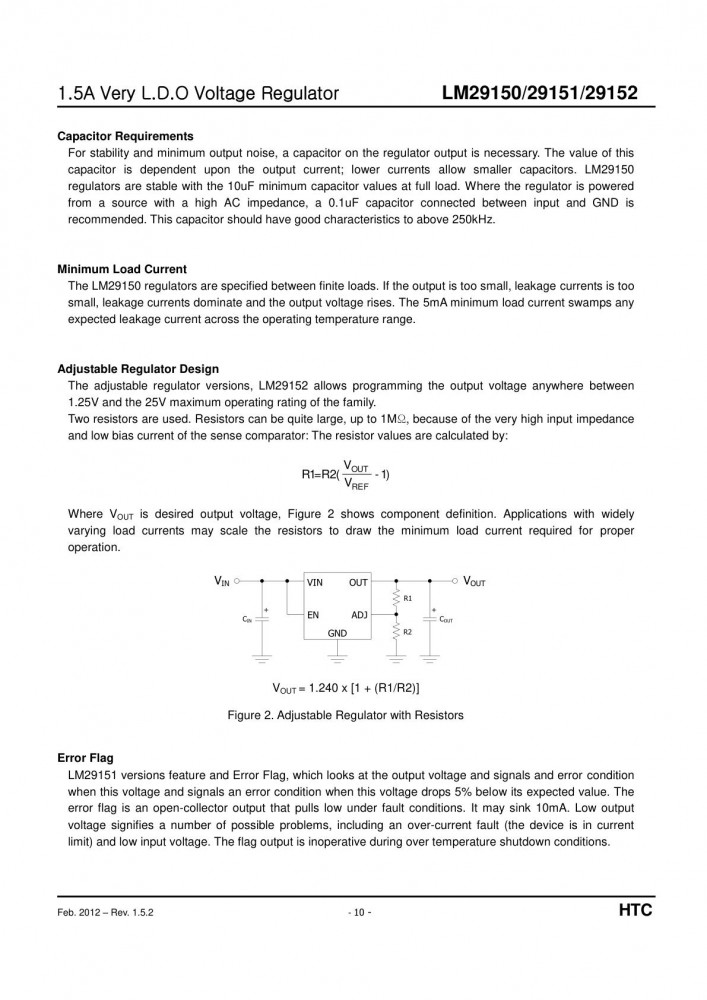 LM29152R datasheet page 10