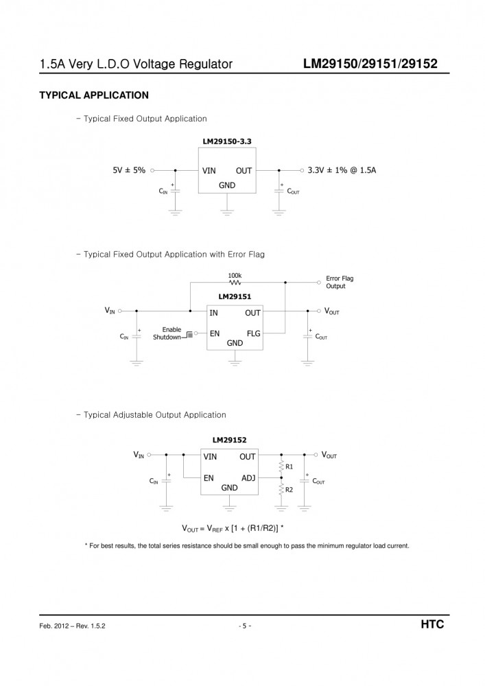 LM29152R datasheet page 5