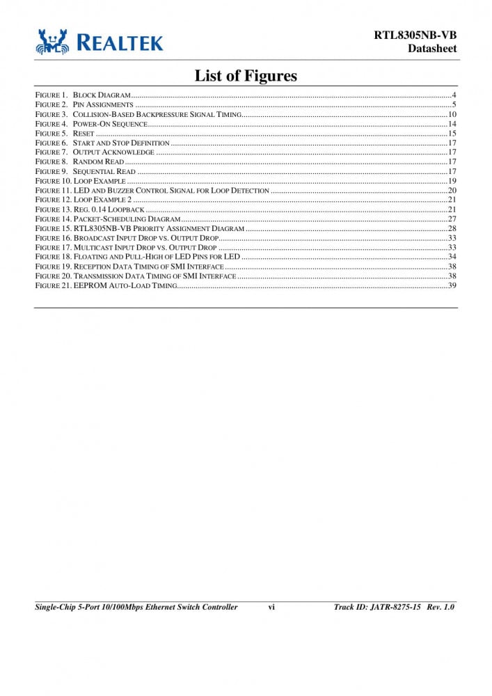 RTL8305NB-VB-CG datasheet page 6
