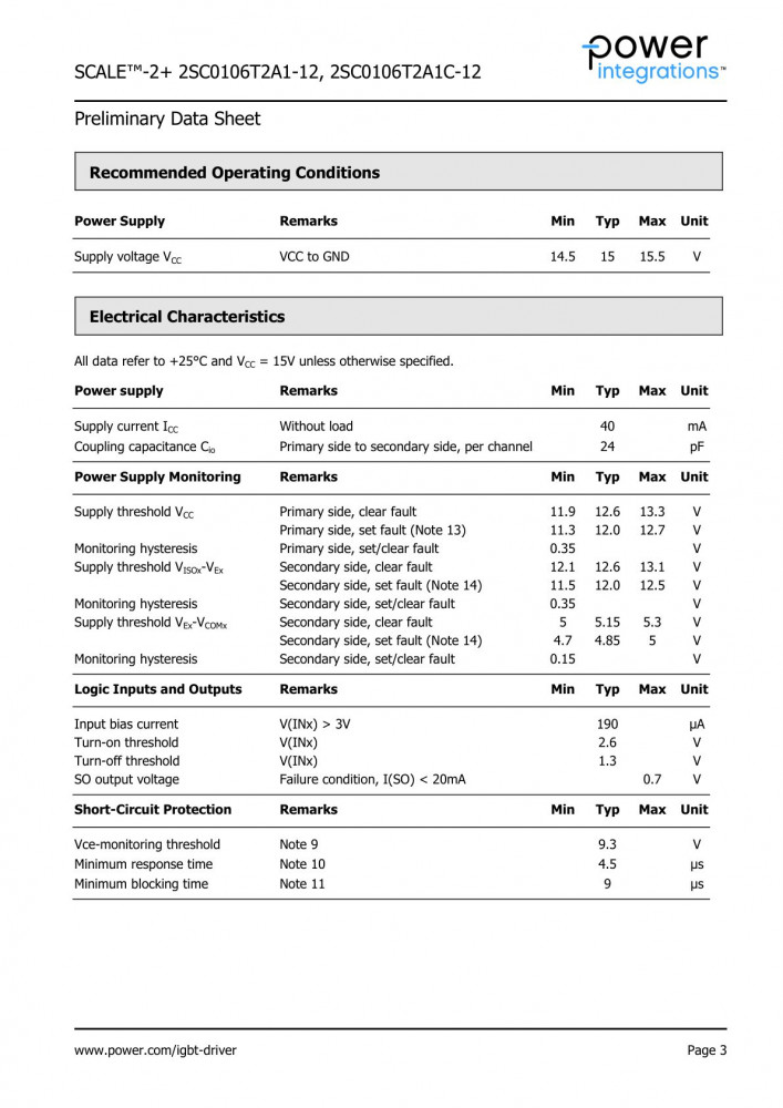 2SC0106T2A1C-12 datasheet page 3