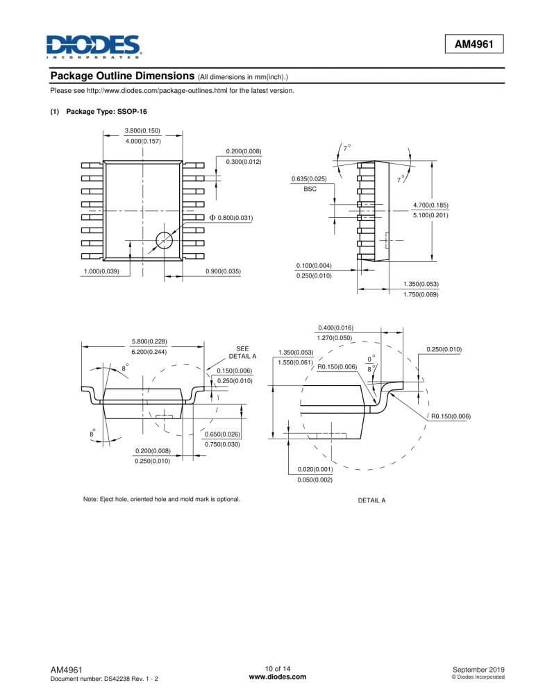 AM4961GHTR-G1 datasheet page 10