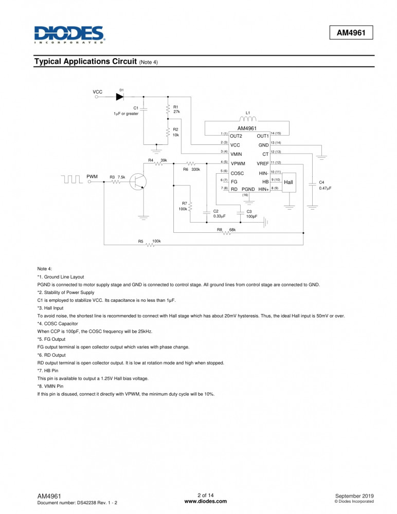 AM4961GHTR-G1 datasheet page 2