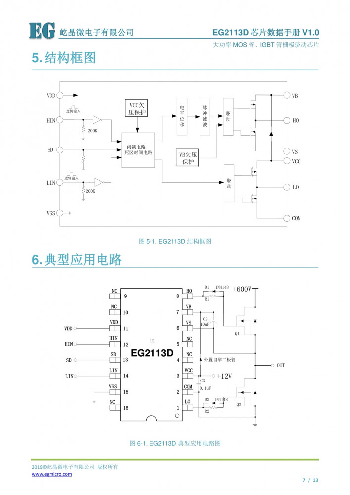 EG2113D datasheet page 7