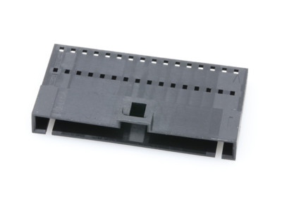 SL Wire-to-Wire Crimp Housing, Single Row, Version A, without Mounting Ears, 16 Circuits, Black for sale
