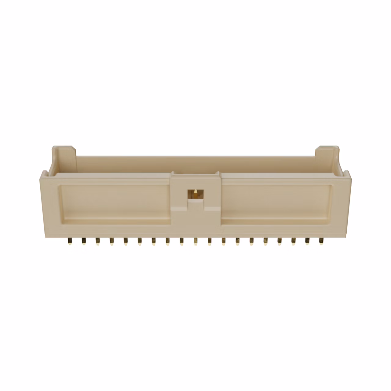 MicroClasp Vertical Header, 2.00mm Pitch, Dual Row, Through Hole, Gold Flash (Au) Plating, 38 Circuits, without PCB Locator for sale