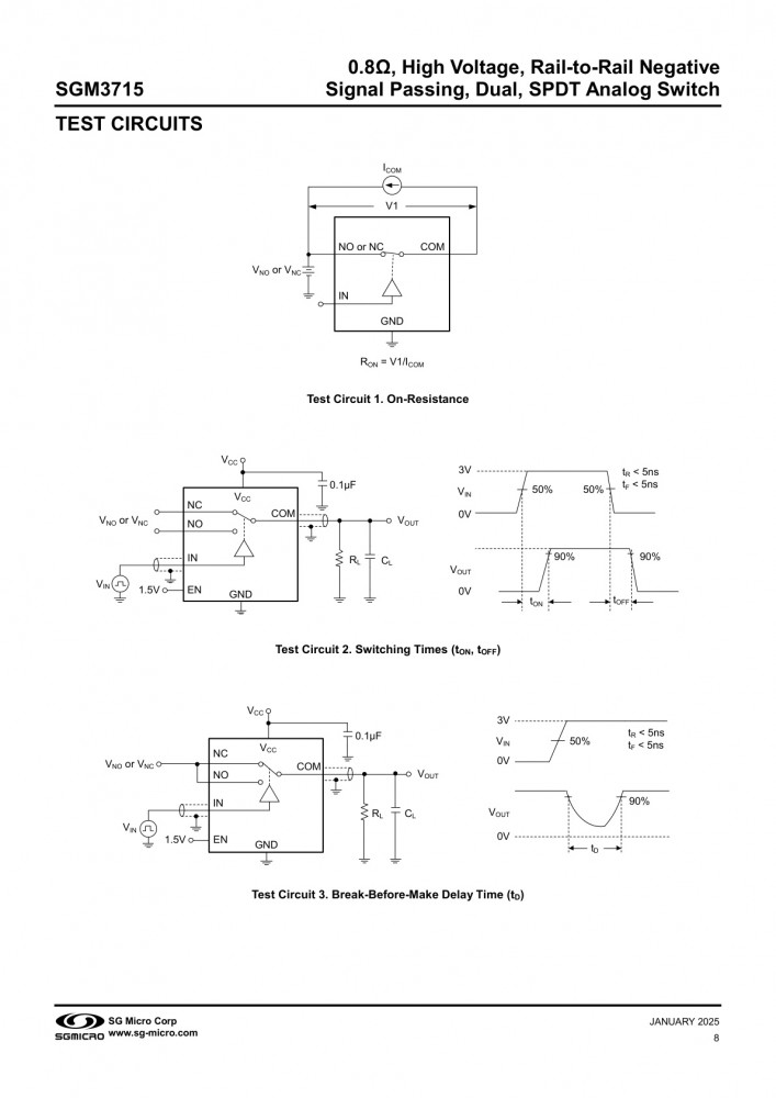 SGM3715 datasheet page 8