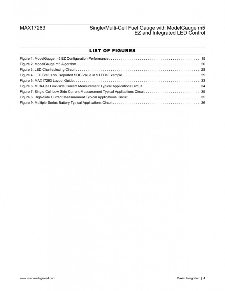 MAX17263 datasheet page 4
