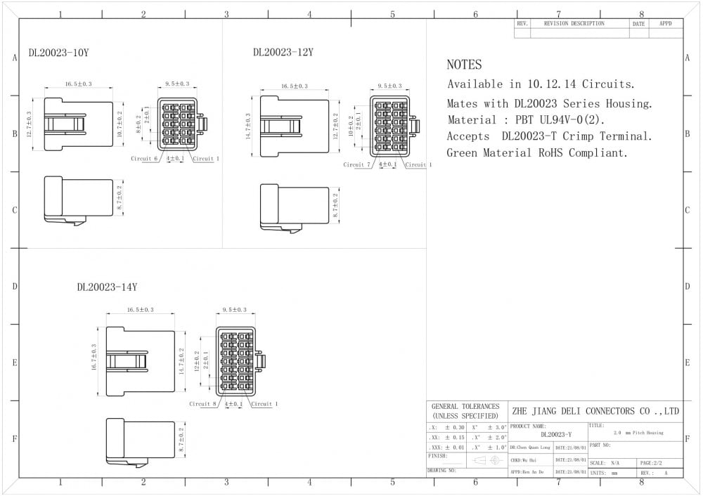 DL20023 technical document page 9