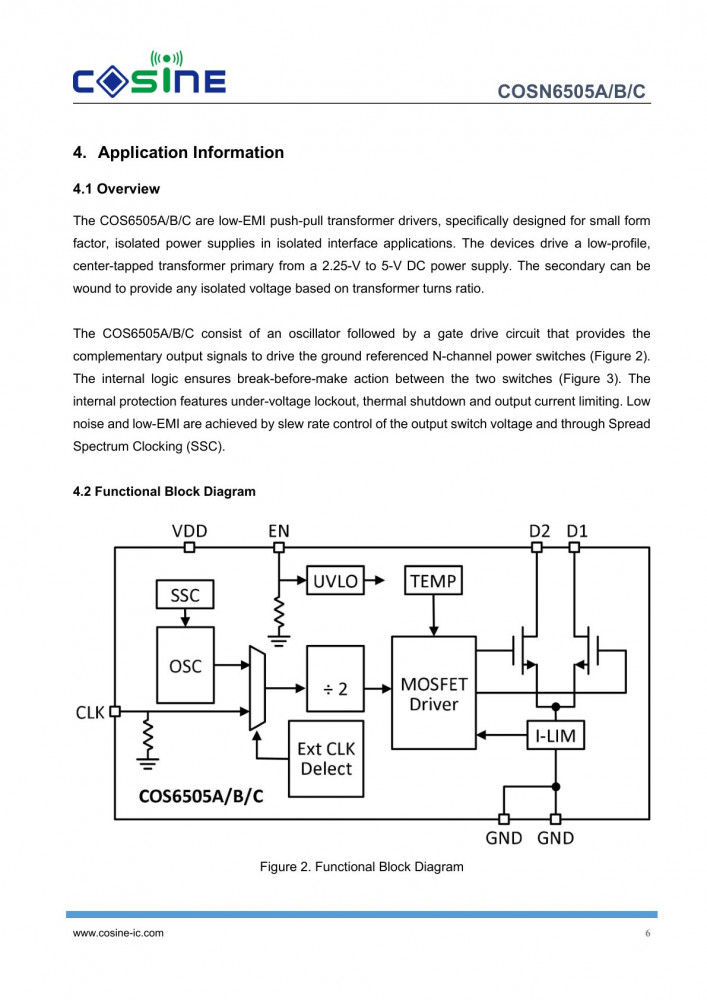 COSN6505C datasheet page 6