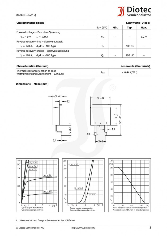 DI200N10D2 technical document page 3