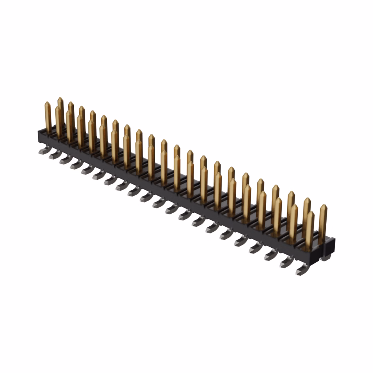 Milli-Grid Header, Vertical, Surface Mount, 42 Circuits, 0.38µm Gold (Au) Plating, Mating Pin Length 3.80mm, Tube, Lead-Free for sale