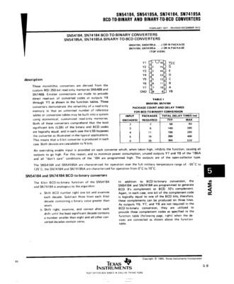 Rochester Electronics 54184J/B for sale
