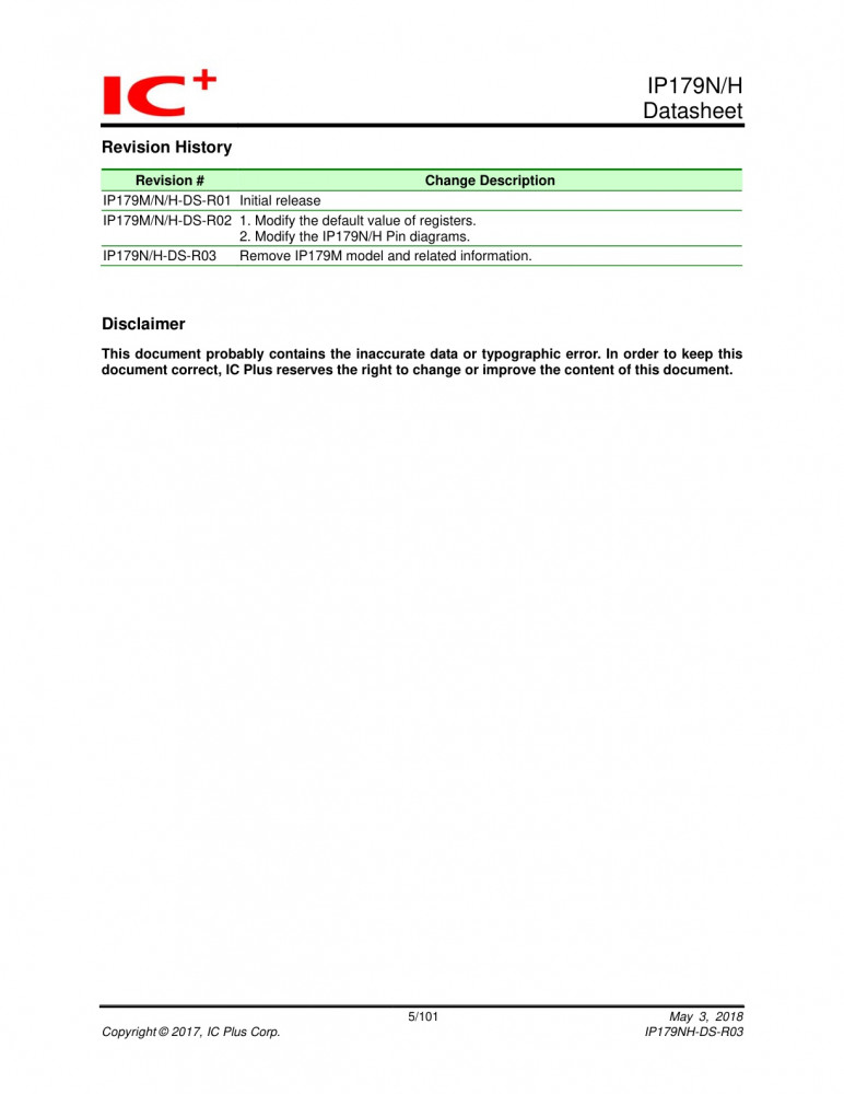 IP179N technical document page 5