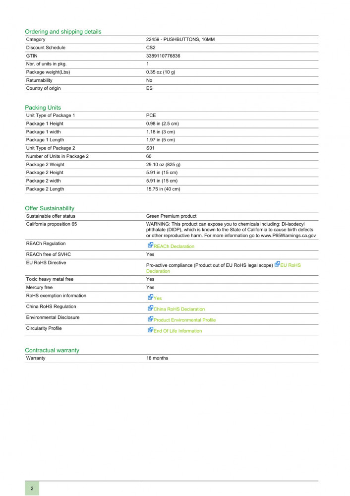ZB6CD25 technical document page 2