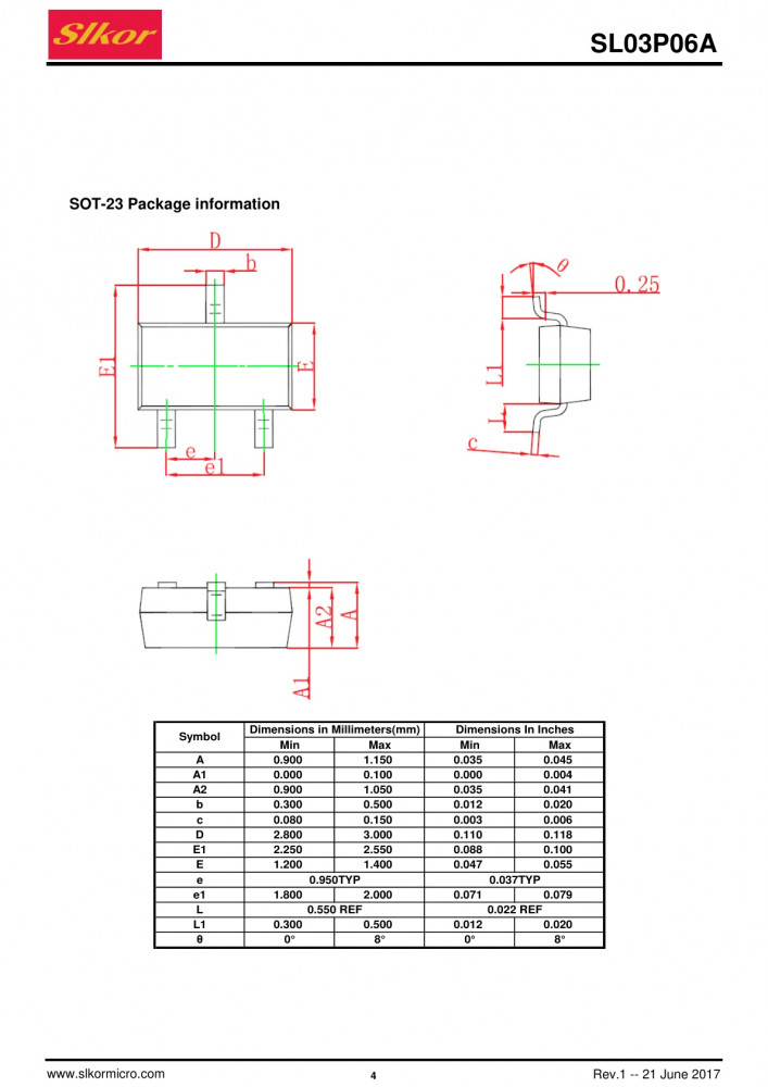 SL03P06A datasheet page 4