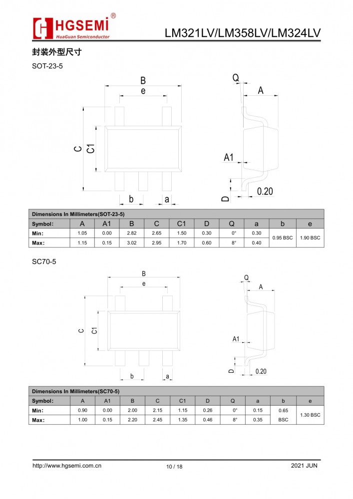 HGSEMI LM321LV datasheet page 10