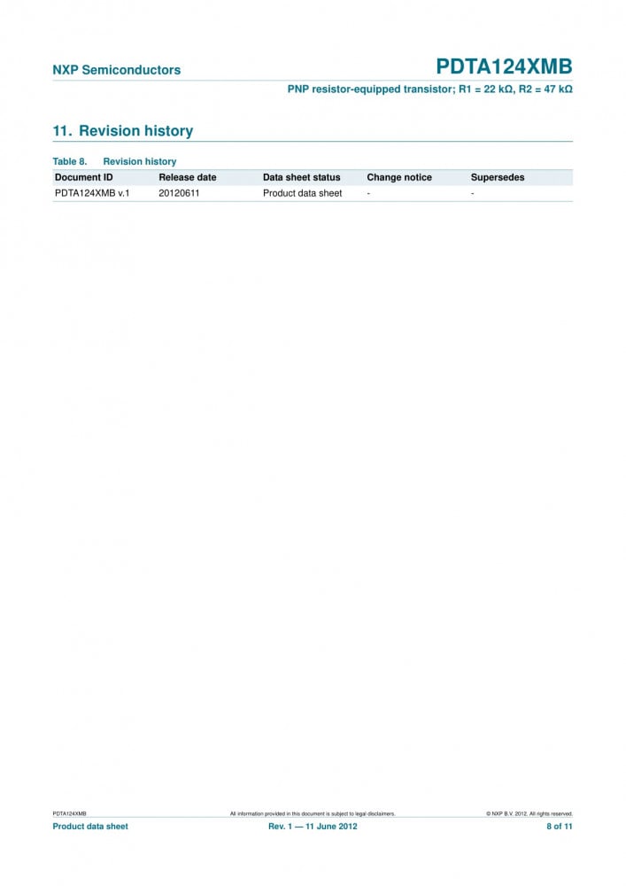 PDTA124XMB datasheet page 9