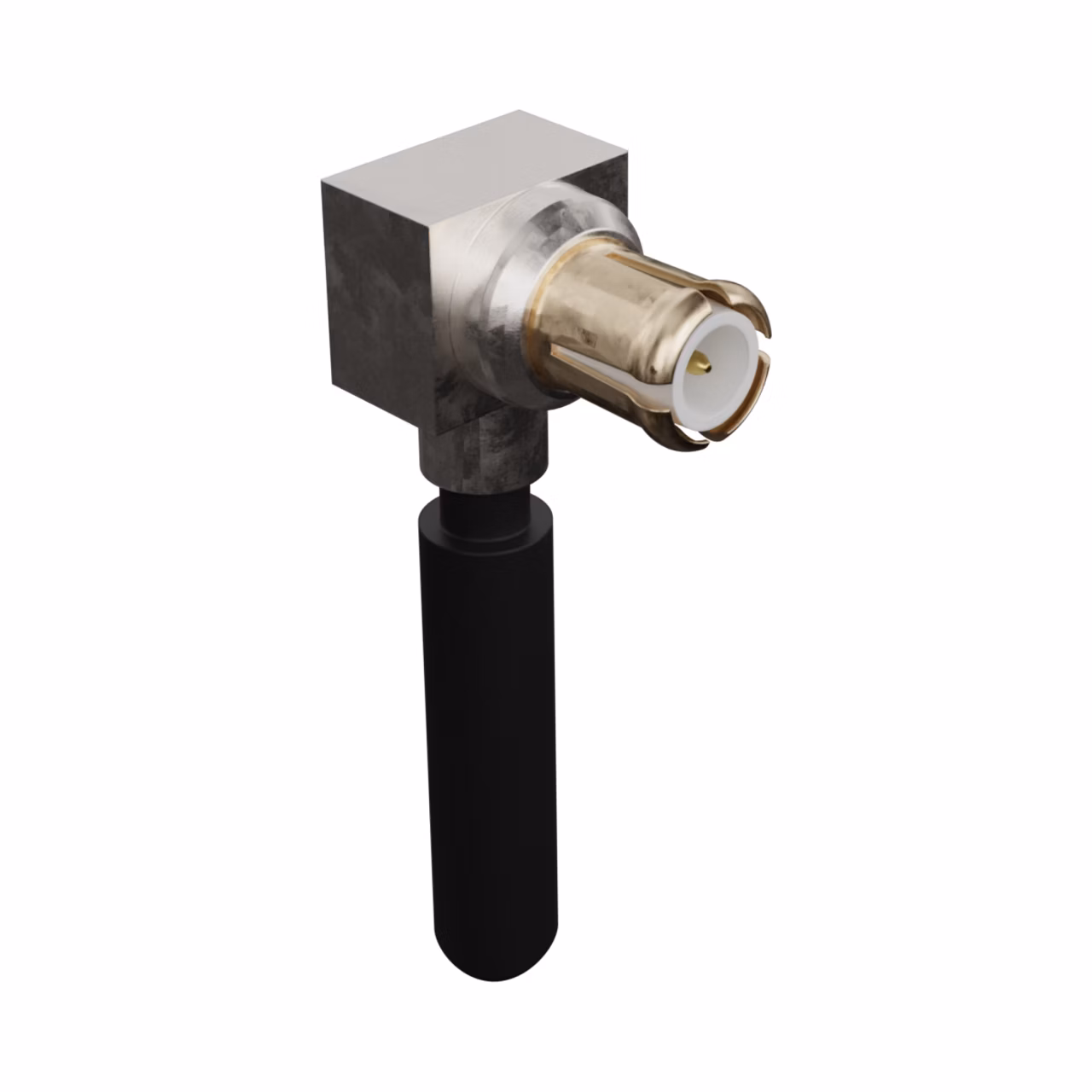 MCX Plug, Right-Angle, Solder, RG-405 (.086