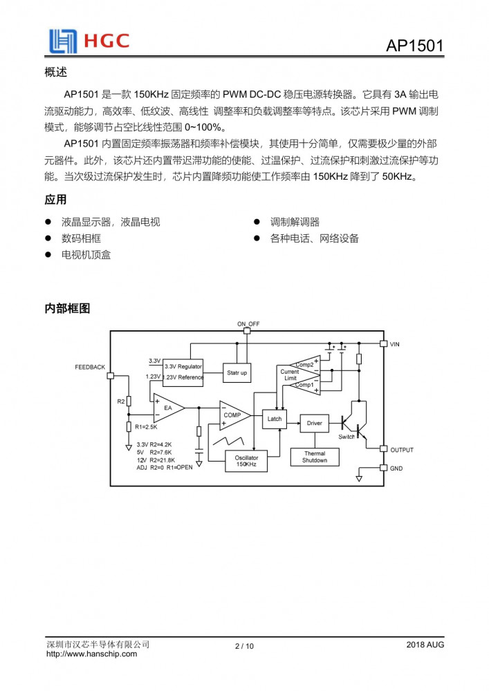 AP1501S-12RG datasheet page 2