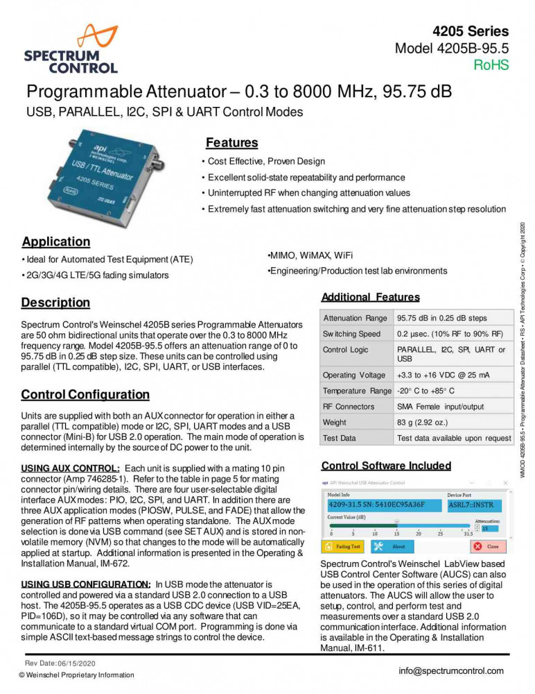 4205B-95.5 documentation page 1