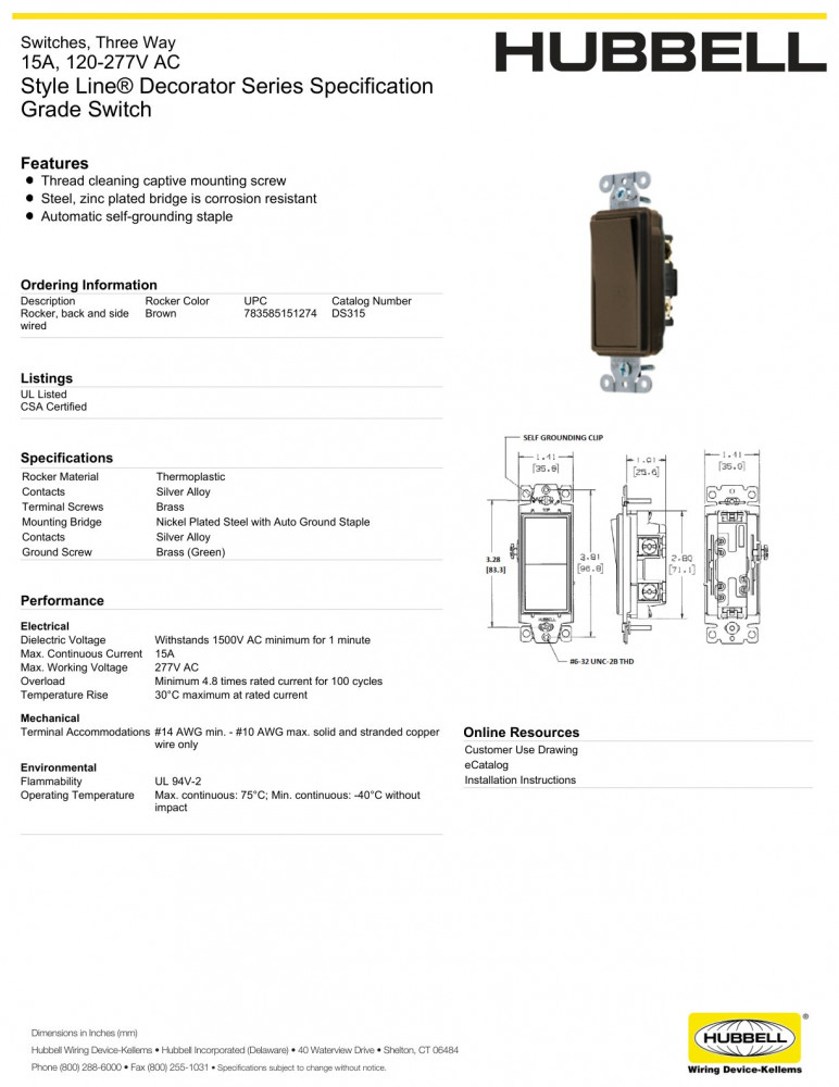 DS315 product documentation image
