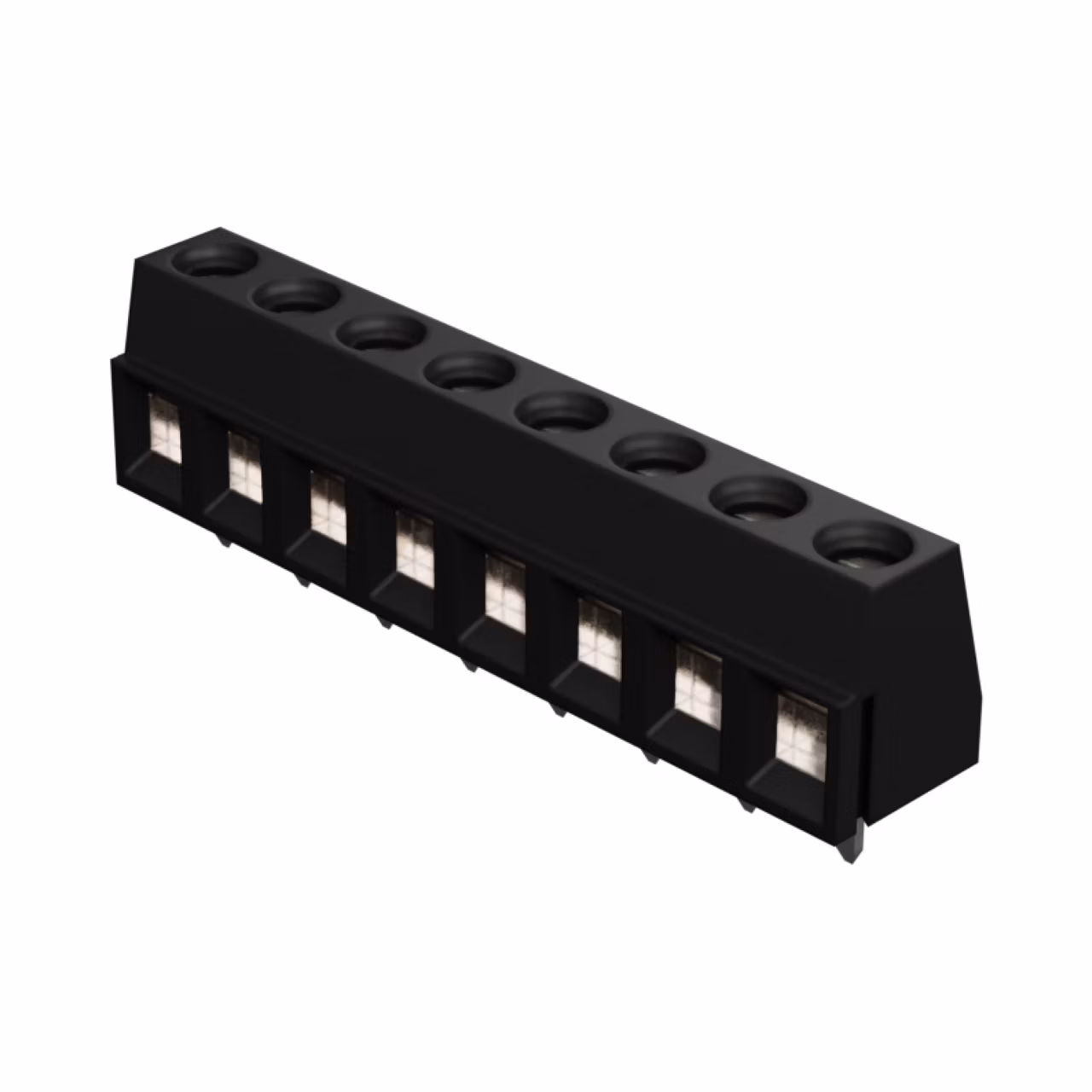 5.00mm Pitch Beau Eurostyle Low Profile, Single Level Modular Terminal Block, 8 Circuits for sale