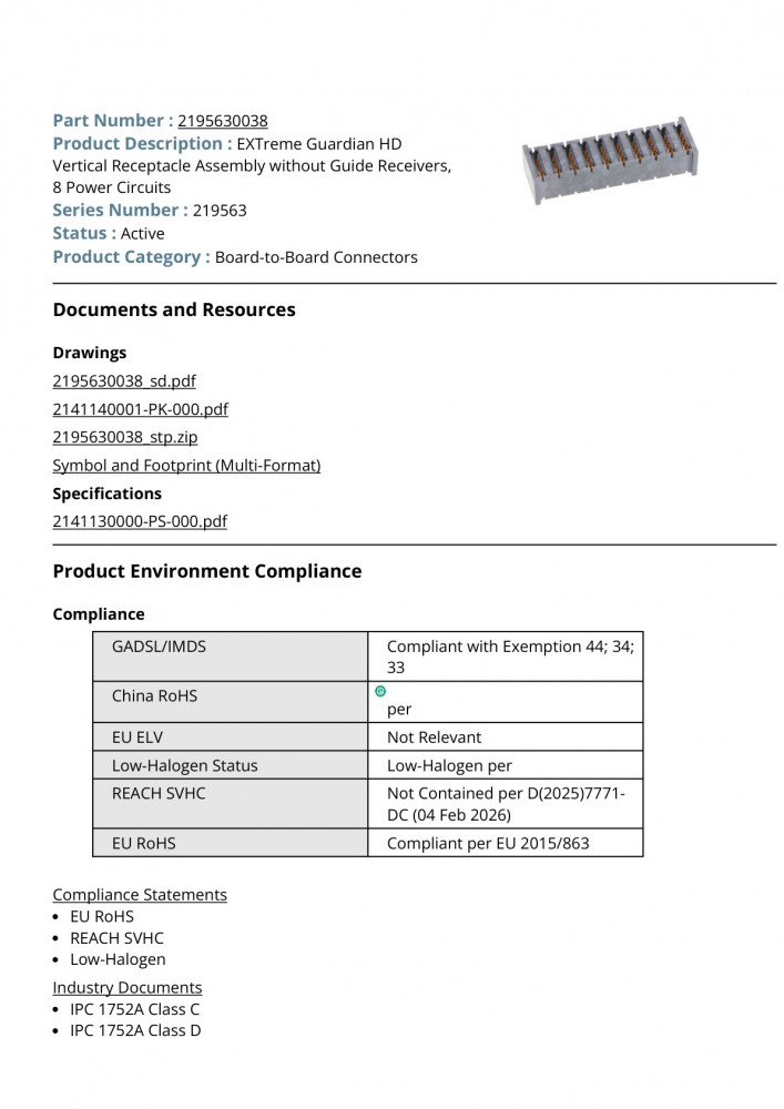 2195630038 technical document preview, page 1