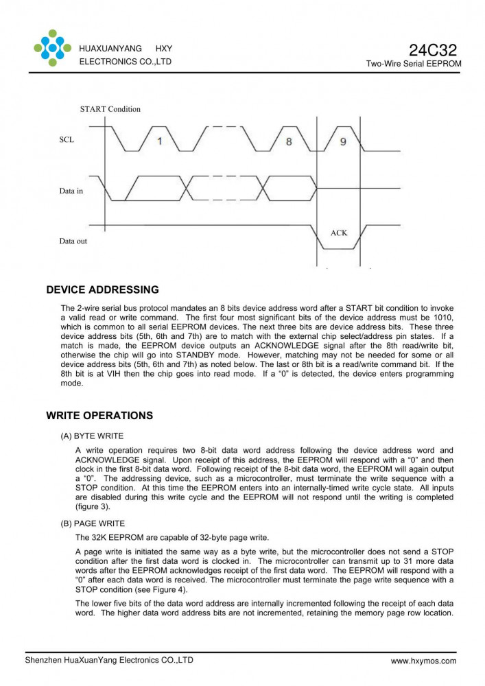 24C32-HXY datasheet page 5