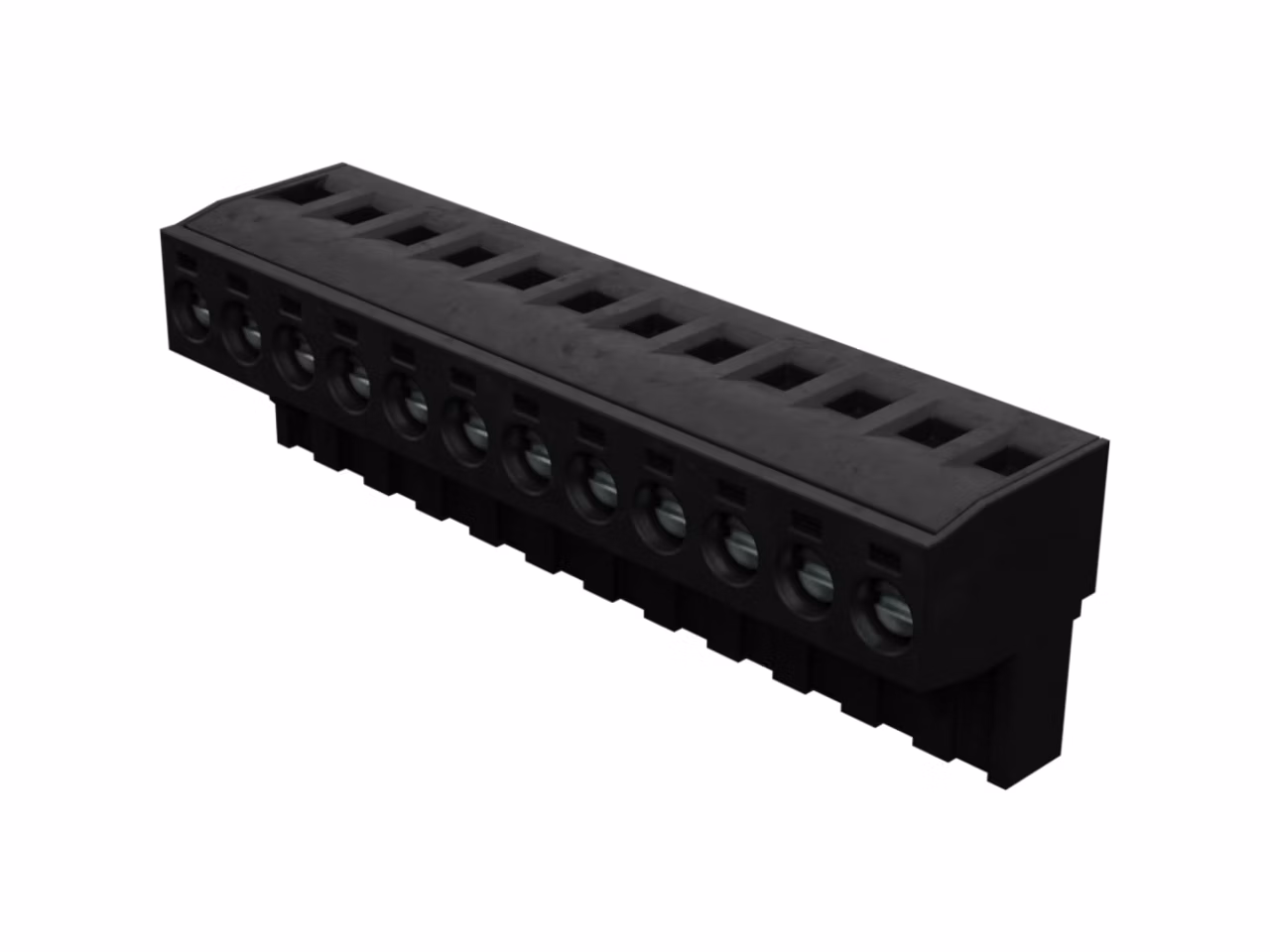 5.08mm Pitch Eurostyle Horizontal Plug, with Reverse Imprinting, Black, 12 Circuits for sale