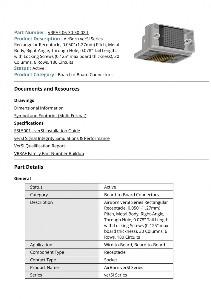 VRRAF-06-30-50-02-L technical document page 1