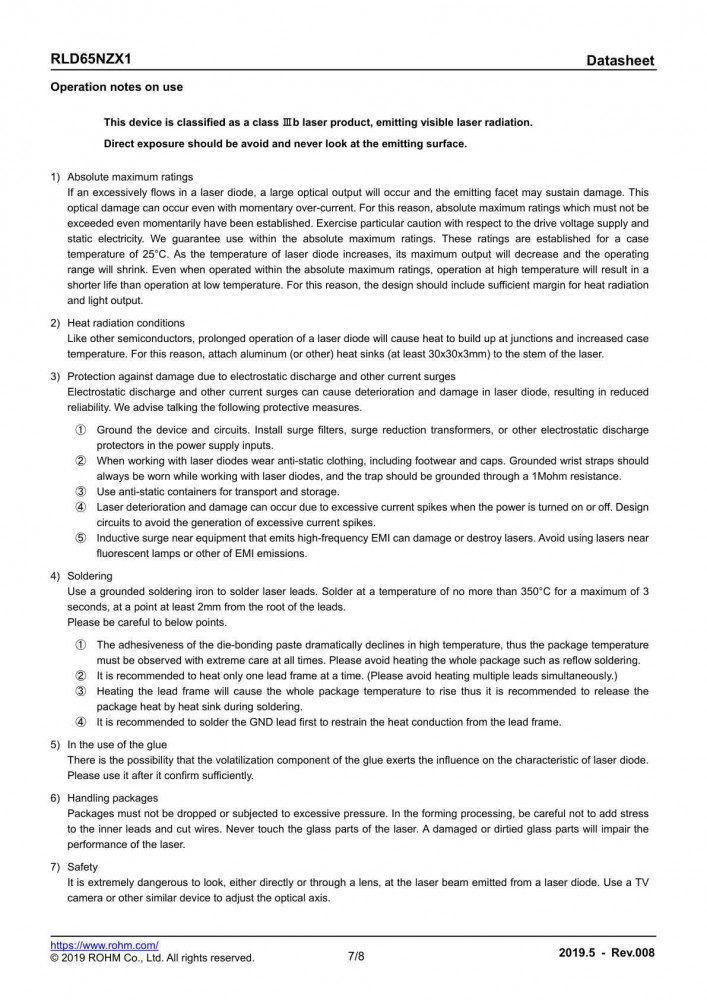 RLD65NZX1-00A technical document page 7