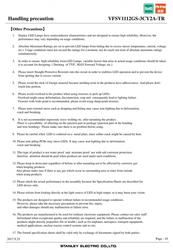 STANLEY VFSV1112GS-3CY2A technical document page 10