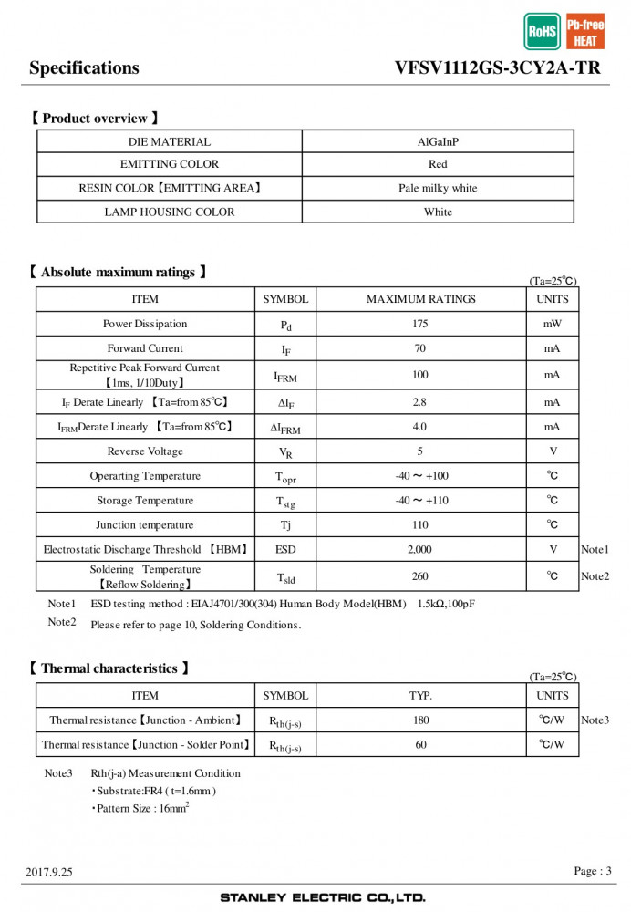 STANLEY VFSV1112GS-3CY2A technical document page 3